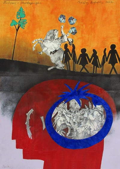 Exhibition entitled "The vertigo of Icarus" by Michalis Arfaras at the ...